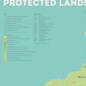 New Hampshire State Parks & Federal Land Map 24x36 Poster - Etsy