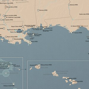 US National Wildlife Refuge System Map 24x36 Poster - Etsy