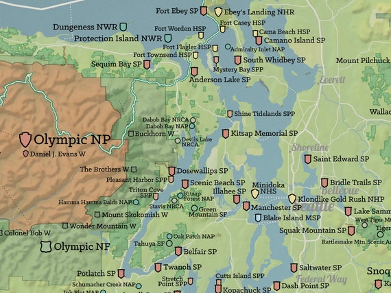 Washington State Parks Map