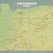 Oregon Fire Lookouts Map 18x24 Poster - Etsy