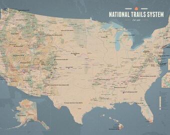 US National Wildlife Refuge System Map 24x36 Poster | Etsy