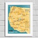 Ultra Prominent Peaks Map 11x14 Print - 48 States - Etsy