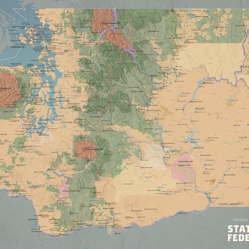 Colorado State Parks & Federal Lands Map 18x24 Poster - Etsy