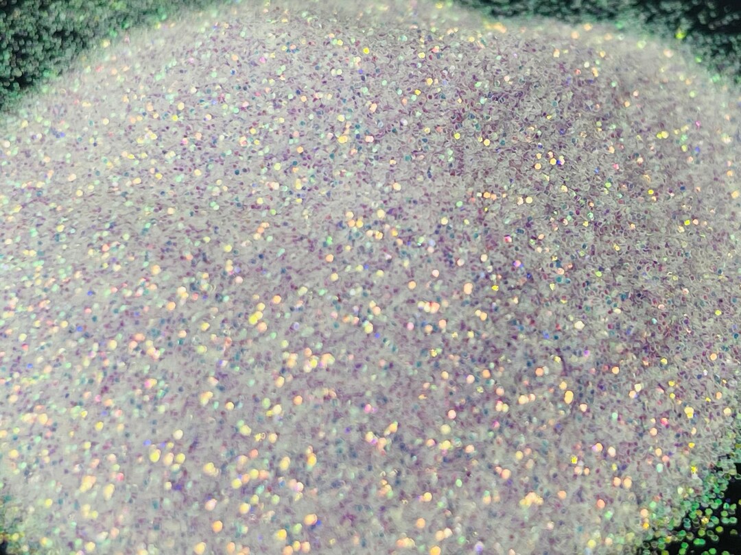 Hint of Lavender Iridescent Rainbow Fine Mix Hex Glitter 1 Oz. - Etsy