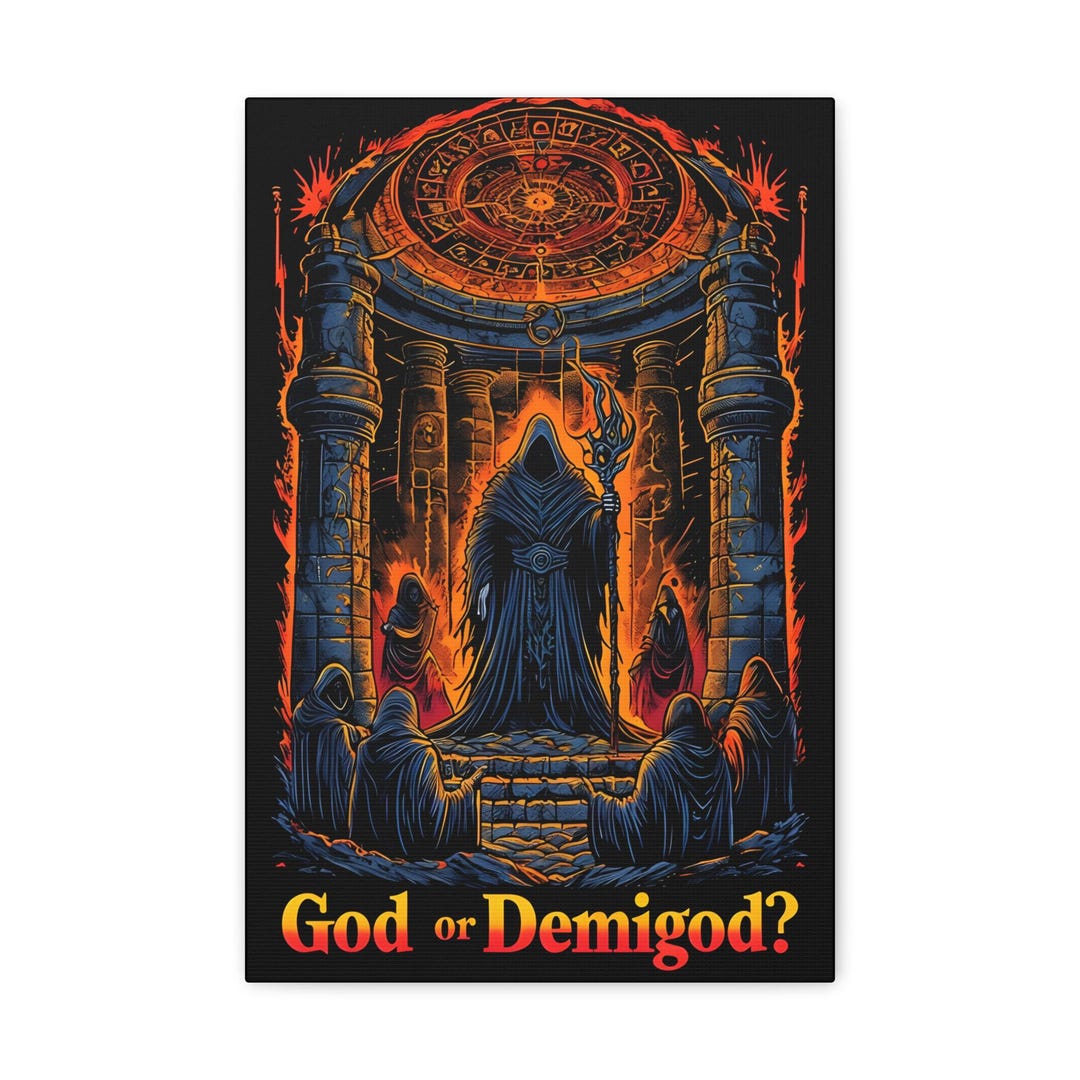 GOD OR DEMIGOD - Canvas Gallery Wraps, Fantasy Art Print, Dungeons and ...