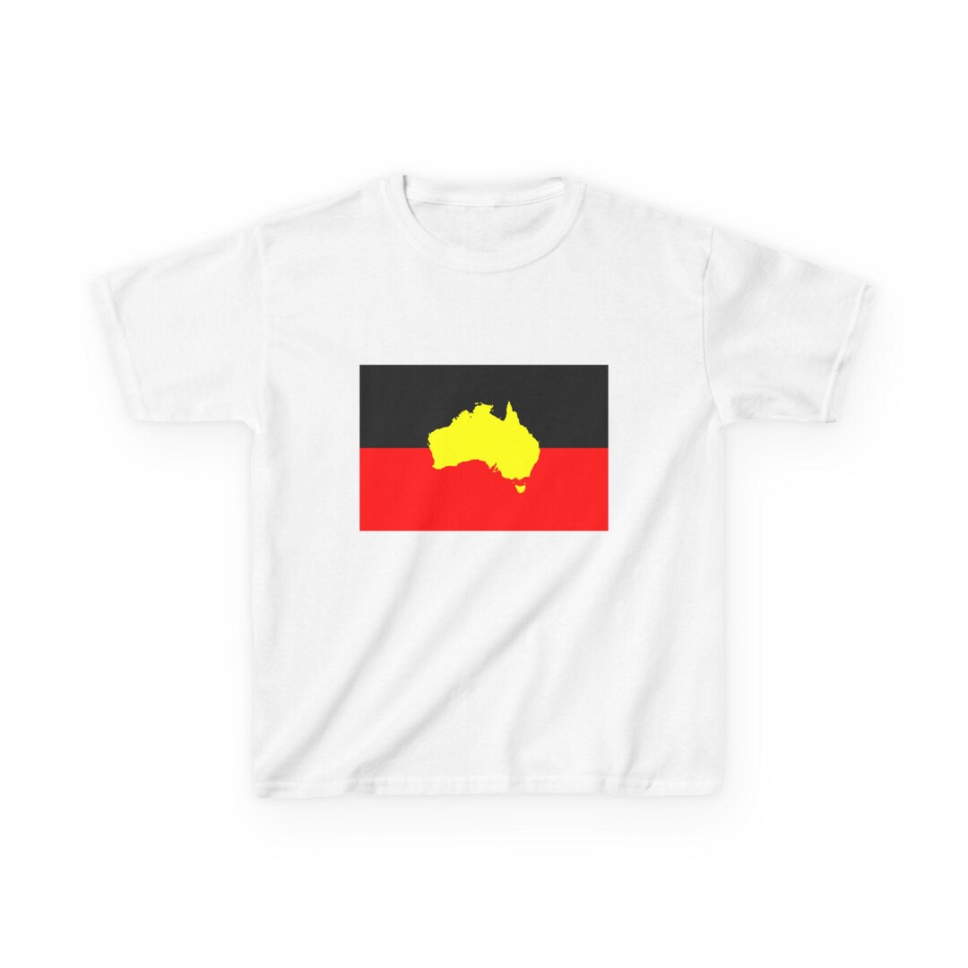 Authentic Aboriginal Art - Kids Heavy Cotton Tee - Australian ...