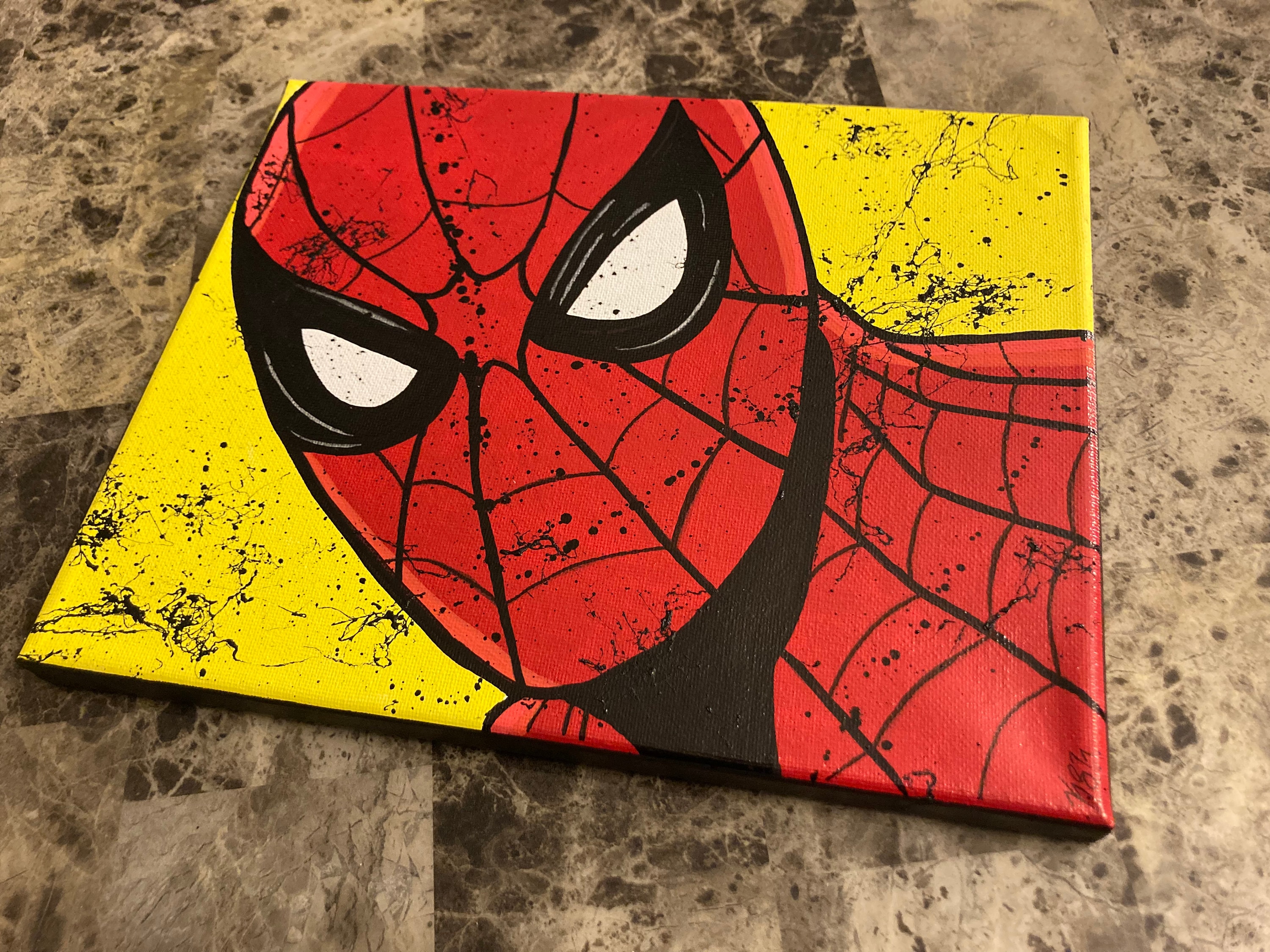 Spiderman Paint Art