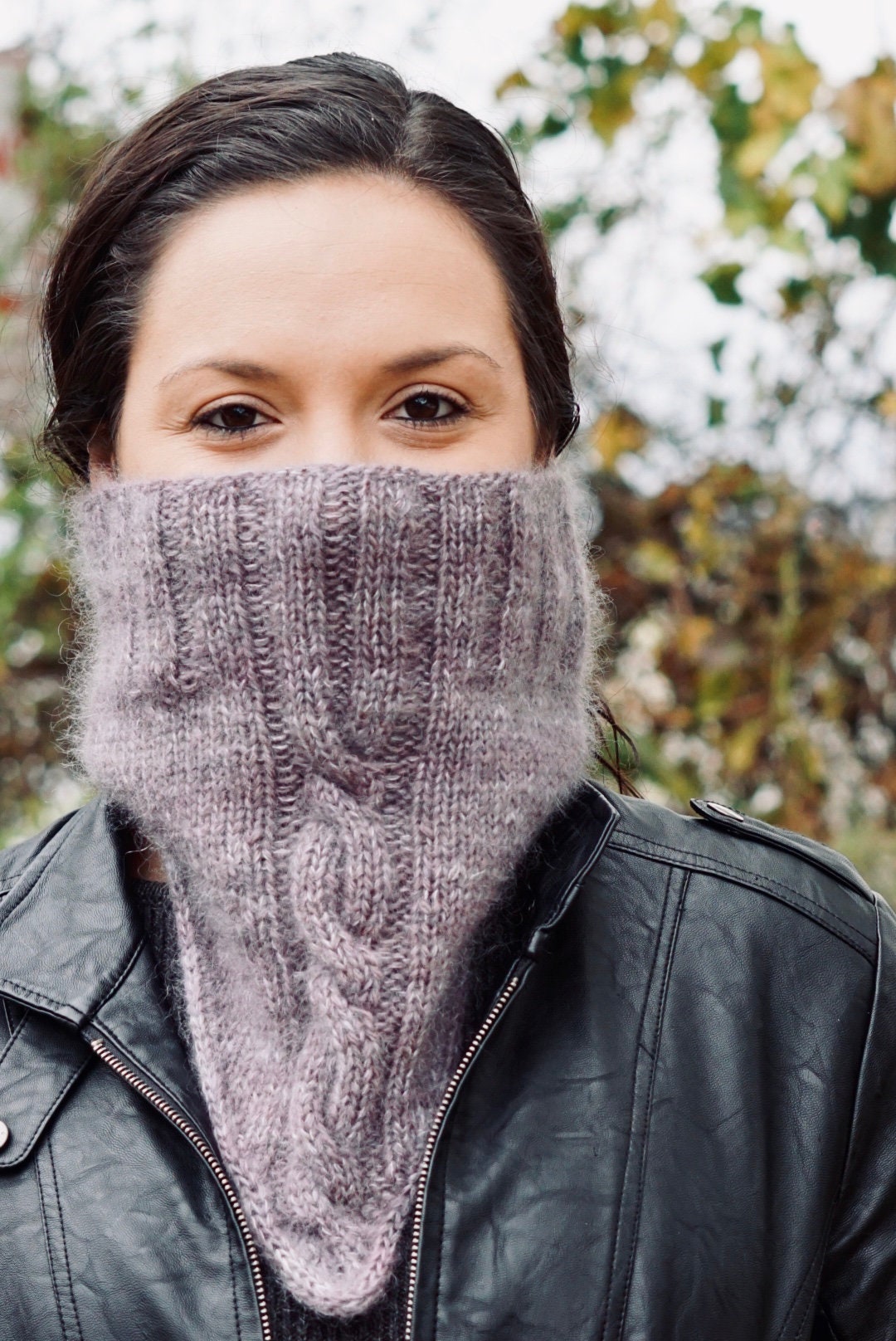 Victorian Décolletage Cowl Knit Cowl Pattern Knitting Pattern Knit ...