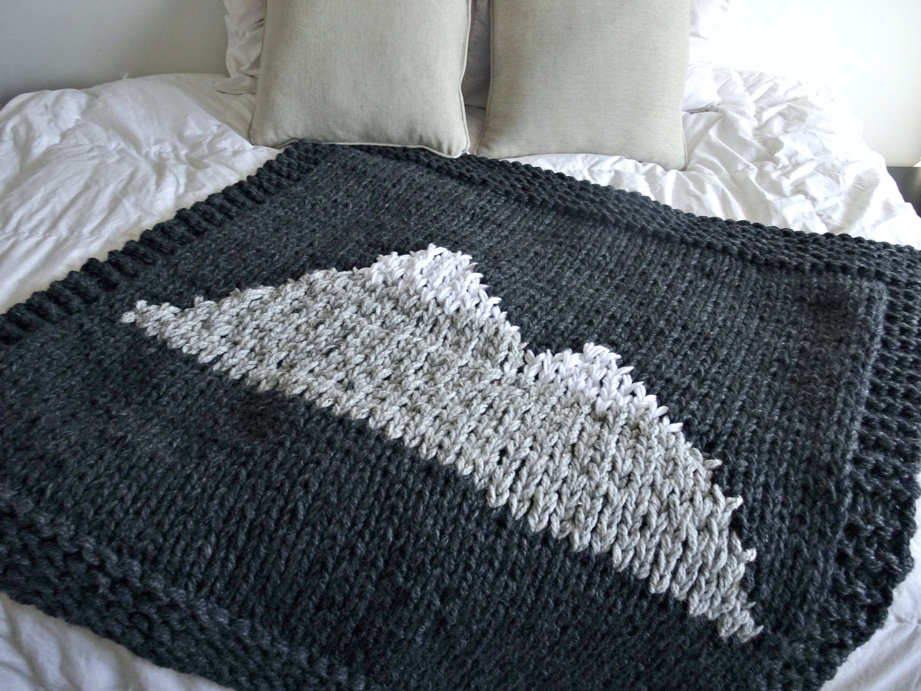 KNITTING PATTERN for the Smoky Mountains Afghan Knitting - Etsy