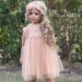 Beige Flower Girl Dress,cream Flower Girl Dress,country Flower Girl ...