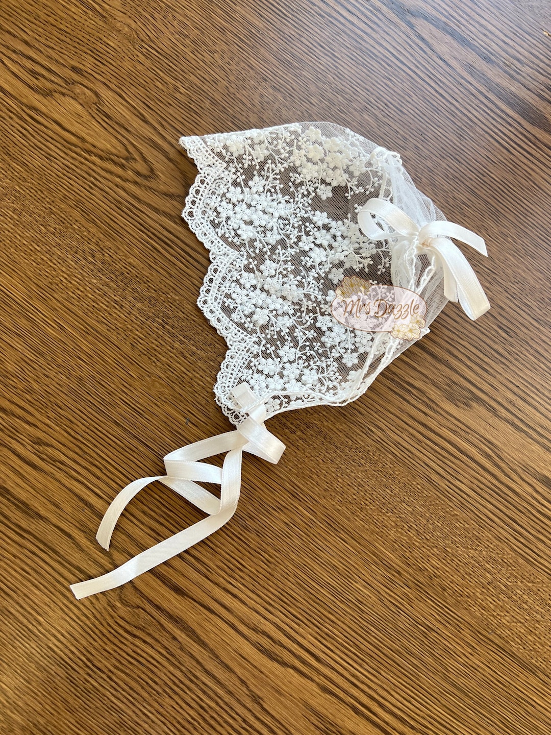 Christening Bonnet, Baby Girl Bonnet, Baby Girl Lace Bonnet, Baptism ...