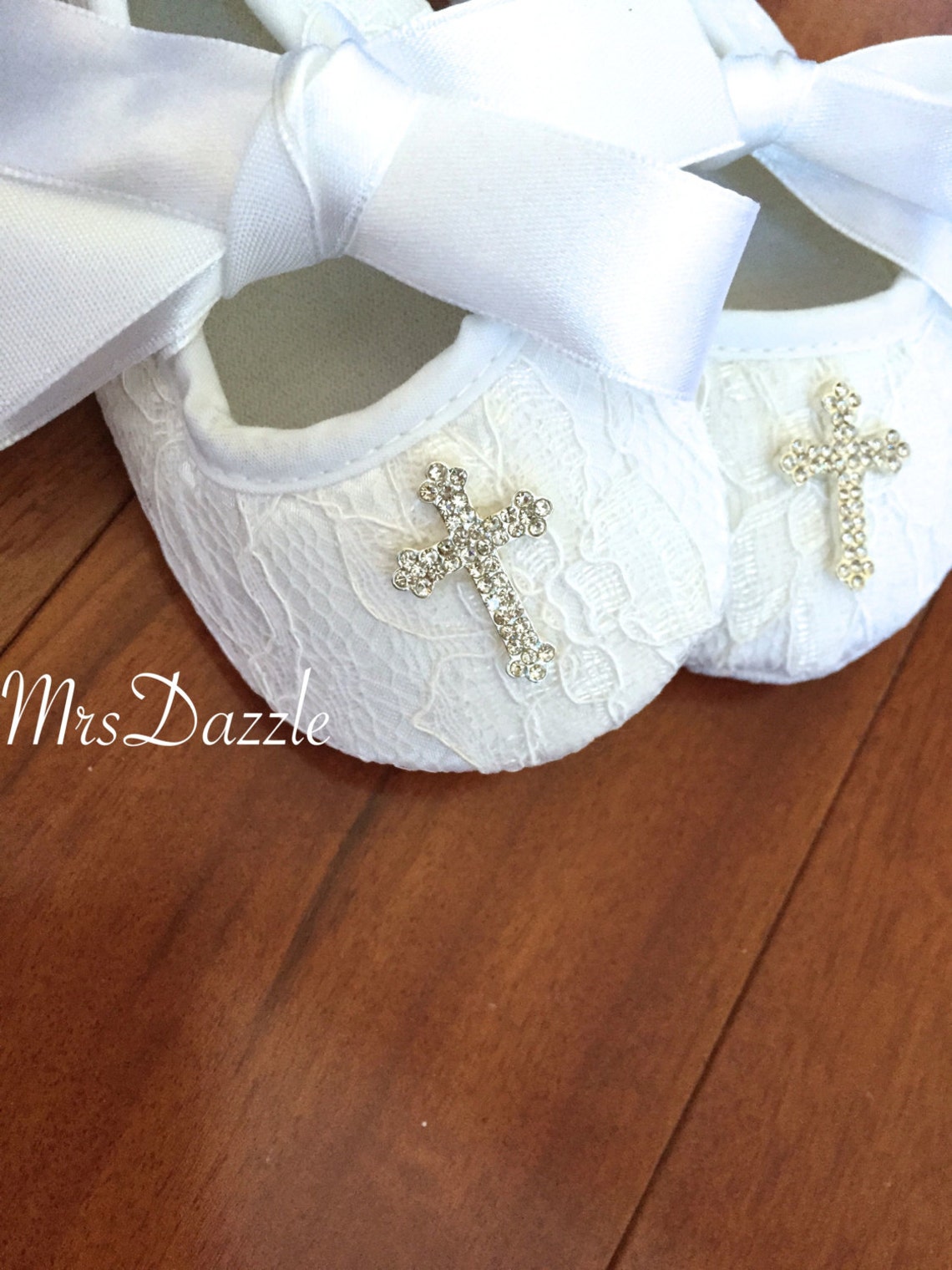 Baby christening shoes baby baptism shoesbaby cross | Etsy