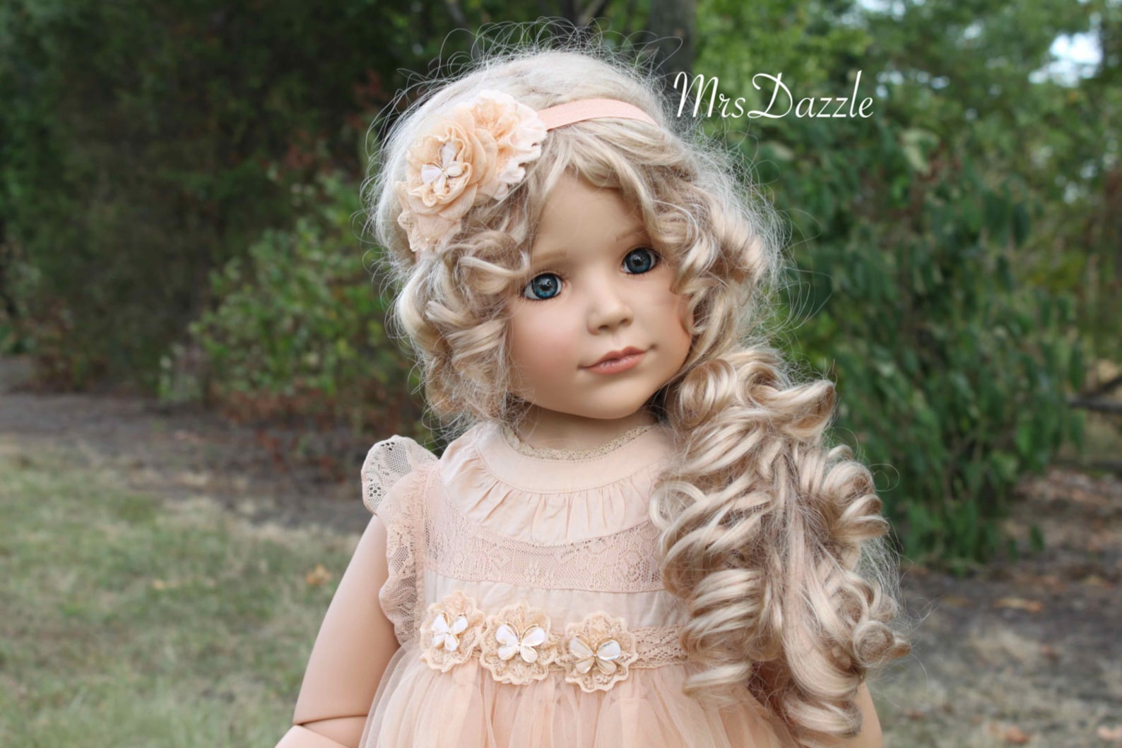 Beige Flower Girl Dress,cream Flower Girl Dress,country Flower Girl ...