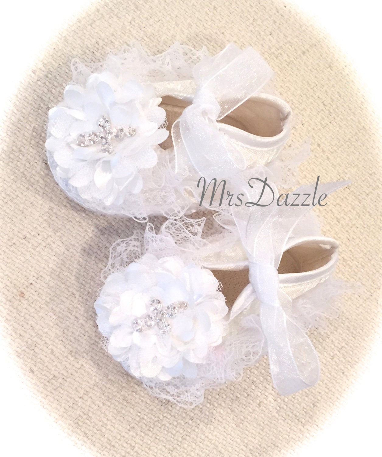 Baby christening shoes baby baptism shoesbaby cross | Etsy