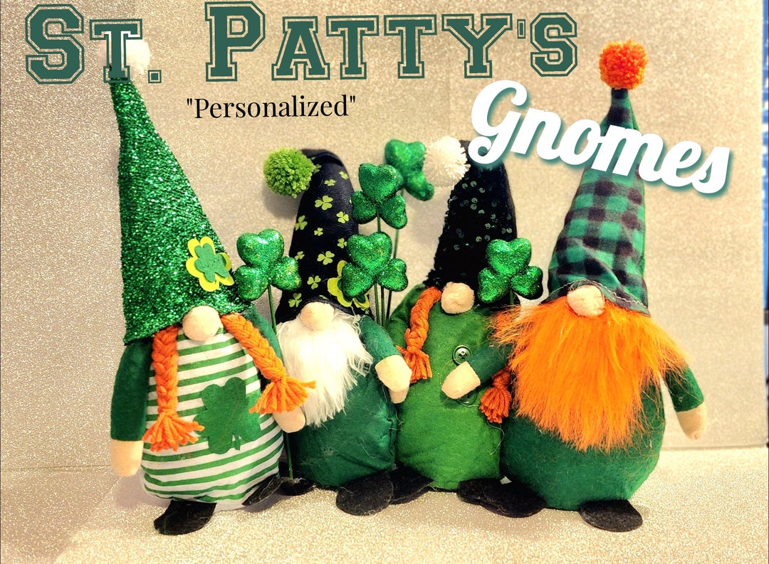 Personalized Gnome/custom St. Patrick's Day Gnome/st. Patty's Day Gift ...