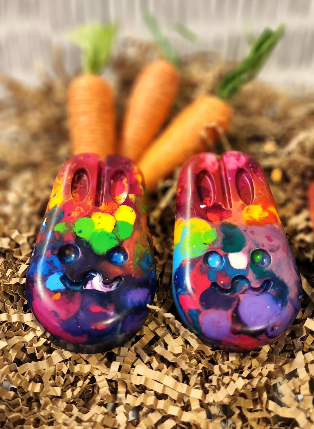 EASTER Bunny Crayon Gift for Kids, Bunny Crayon, Large Bunny Crayon ...