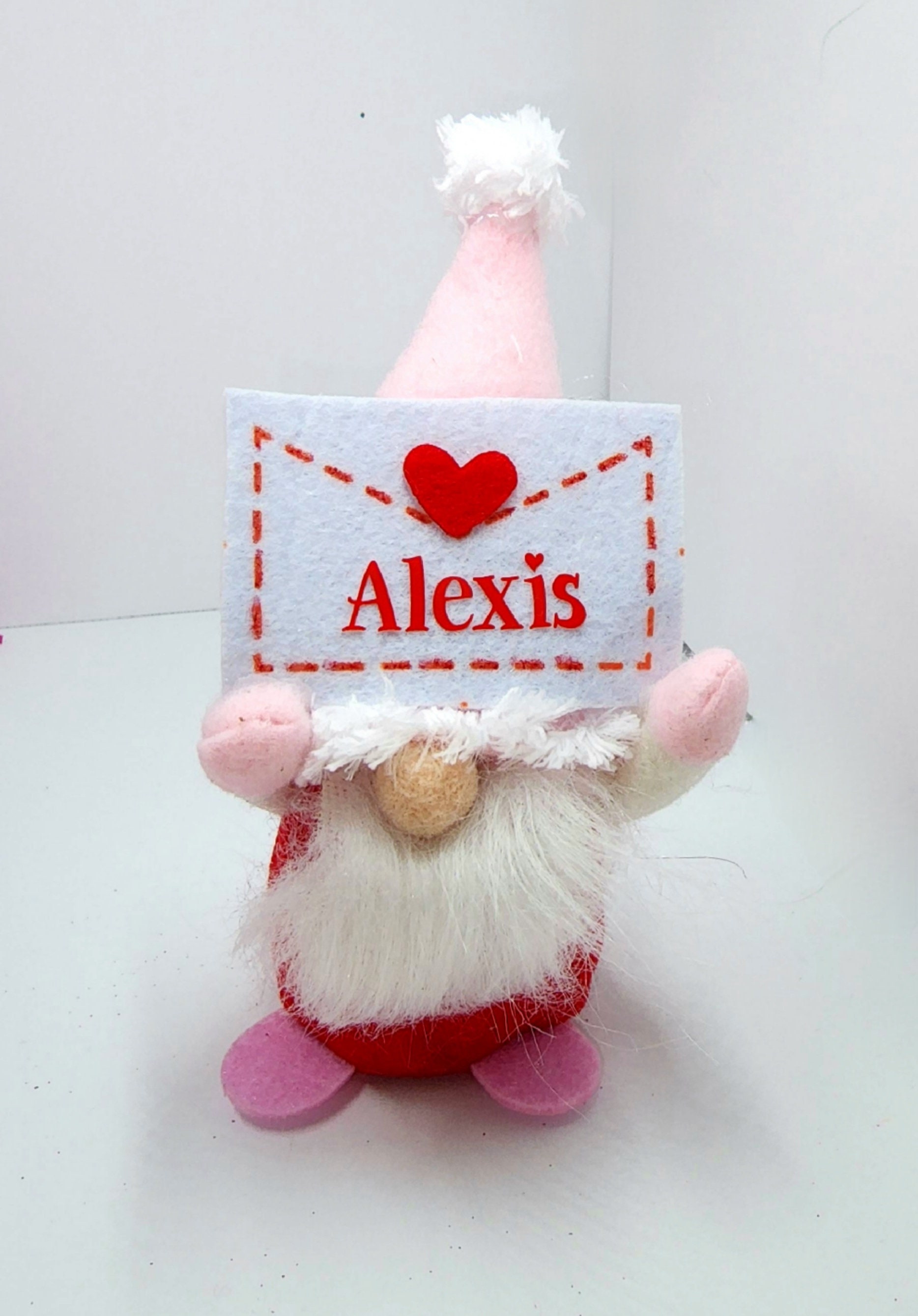 Personalized Gnomes for Valentines, Valentines Day Gnomes, Personalized ...