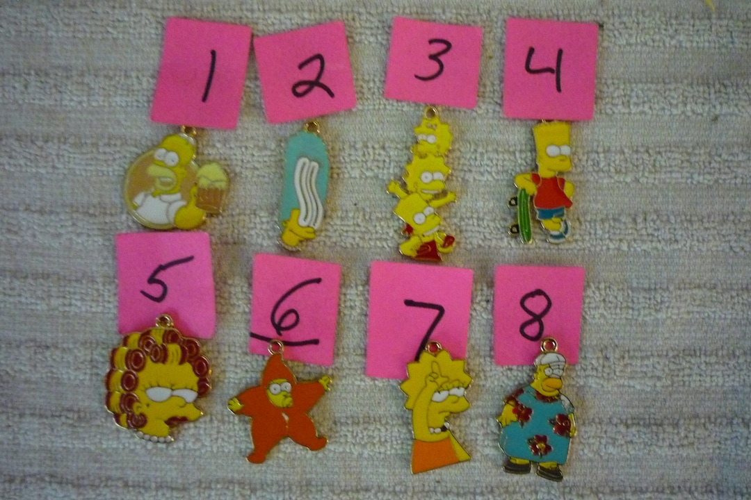 Cartoon Charm Lot 5pc - Etsy