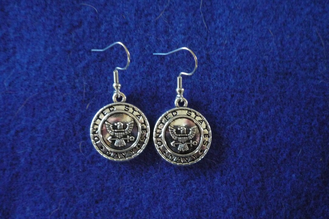 USA Military Earrings - Etsy