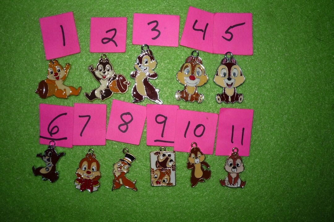 Chipmunk Charm Lot 5 Pc - Etsy