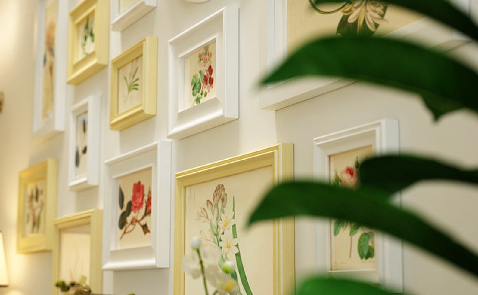 14 Pieces/set Solid Wood Picture Frame Set White Orginal Wall - Etsy