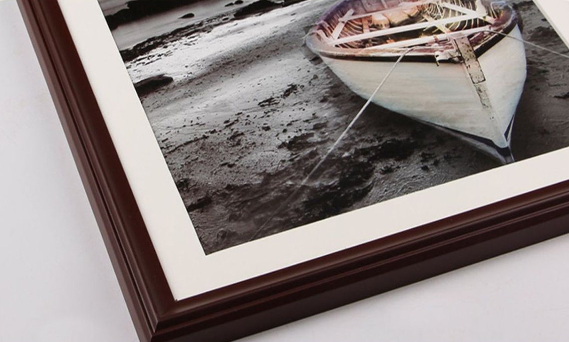 15 Pieces/set Solid Wood Picture Frame Set White Black Brown - Etsy