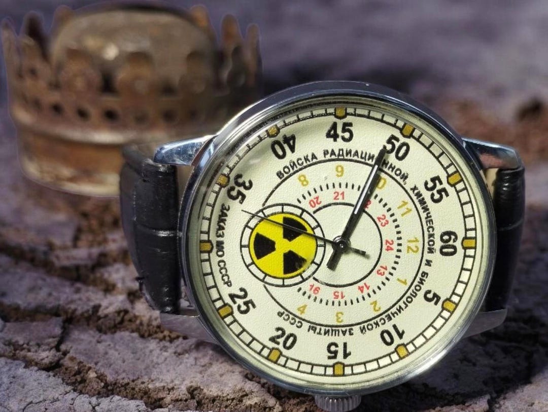 Pobeda ZIM Radiation Troops Watch USSR, Vintage Style Men’s Wristwatch ...