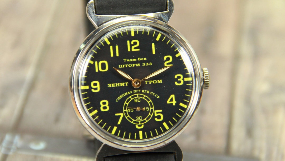 Pobeda ZIM Vintage Wrist Watch, Rare, Soviet the USSR Watch Men's Watch ...