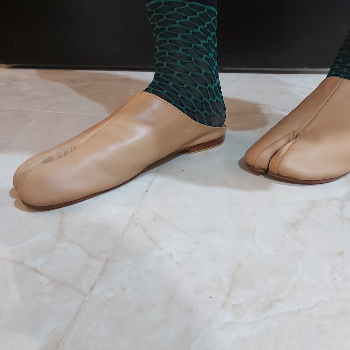 Tabi Mules Ninja Shoes Split Toe Mules Pre Order - Etsy