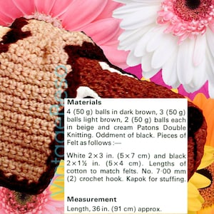 Dog Draft Stopper Dog CROCHET PATTERN 70s Draught Excluder Home Decor ...