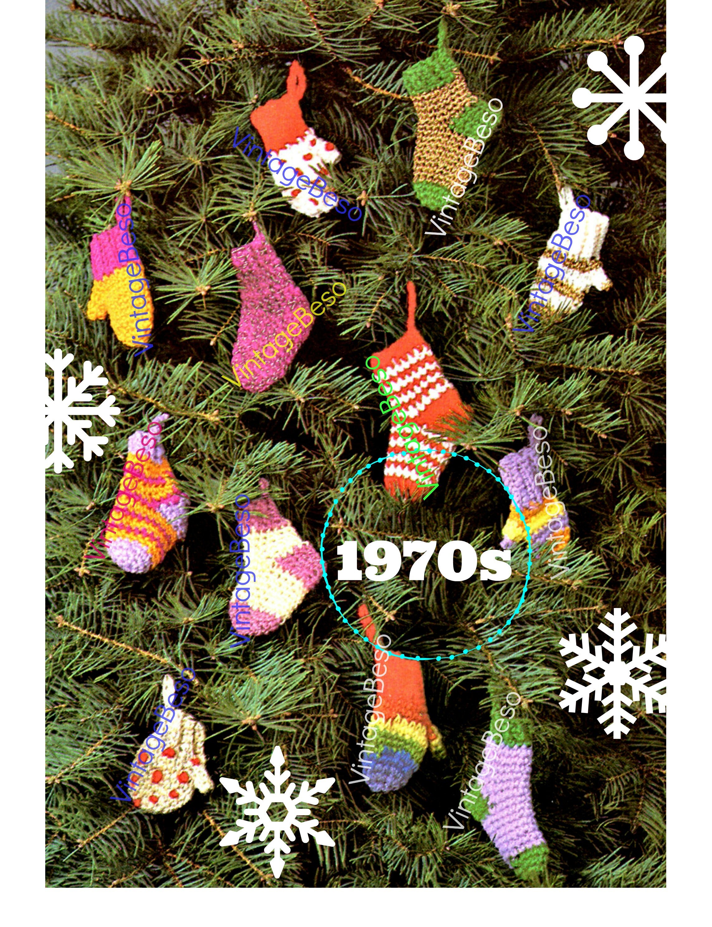 EASY Crochet Tiny Sock Mittens CROCHET Pattern Classic | Etsy