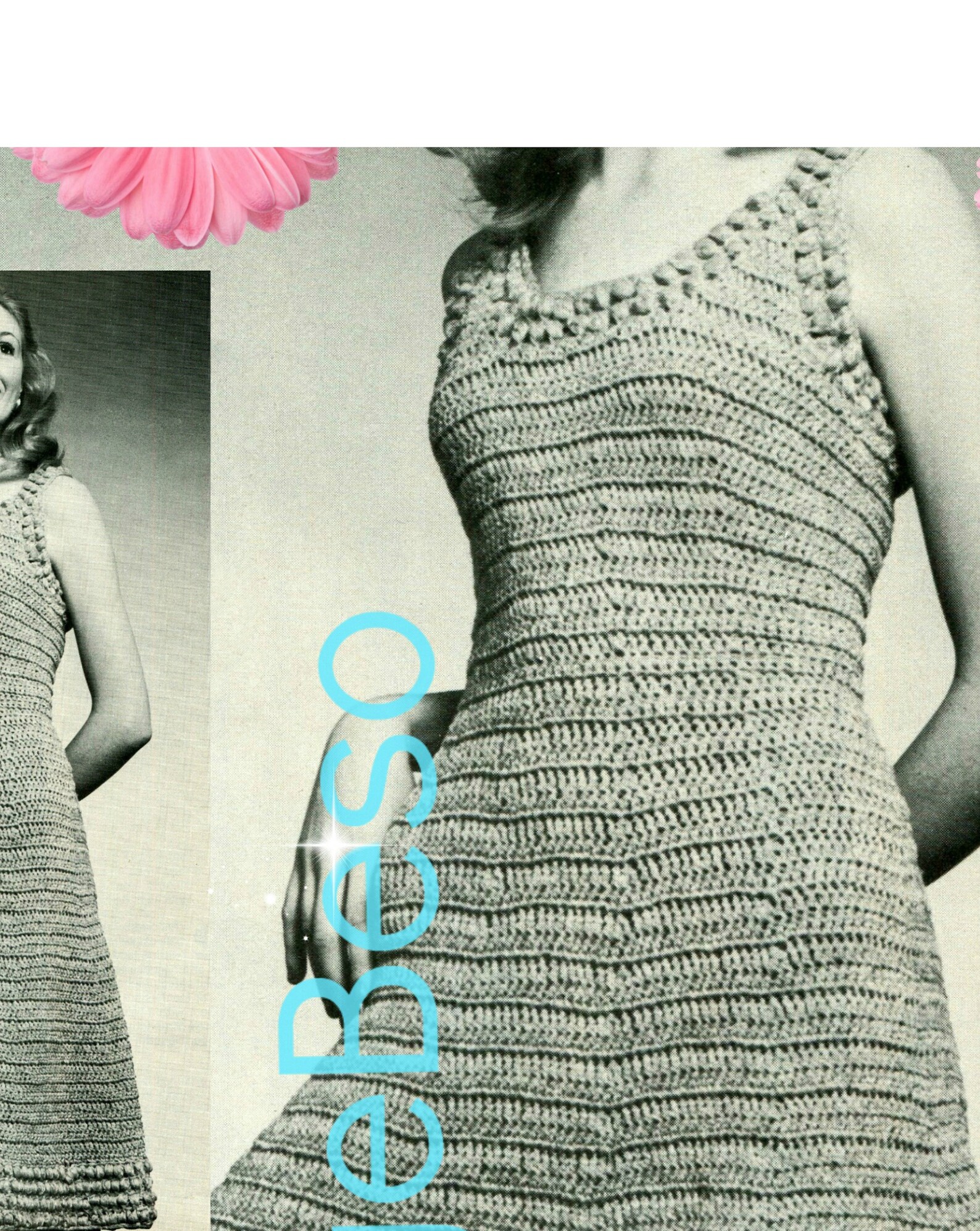 Dress Crochet Pattern • Skimmer Dress • Vintage 1970s • Retro Scoop ...