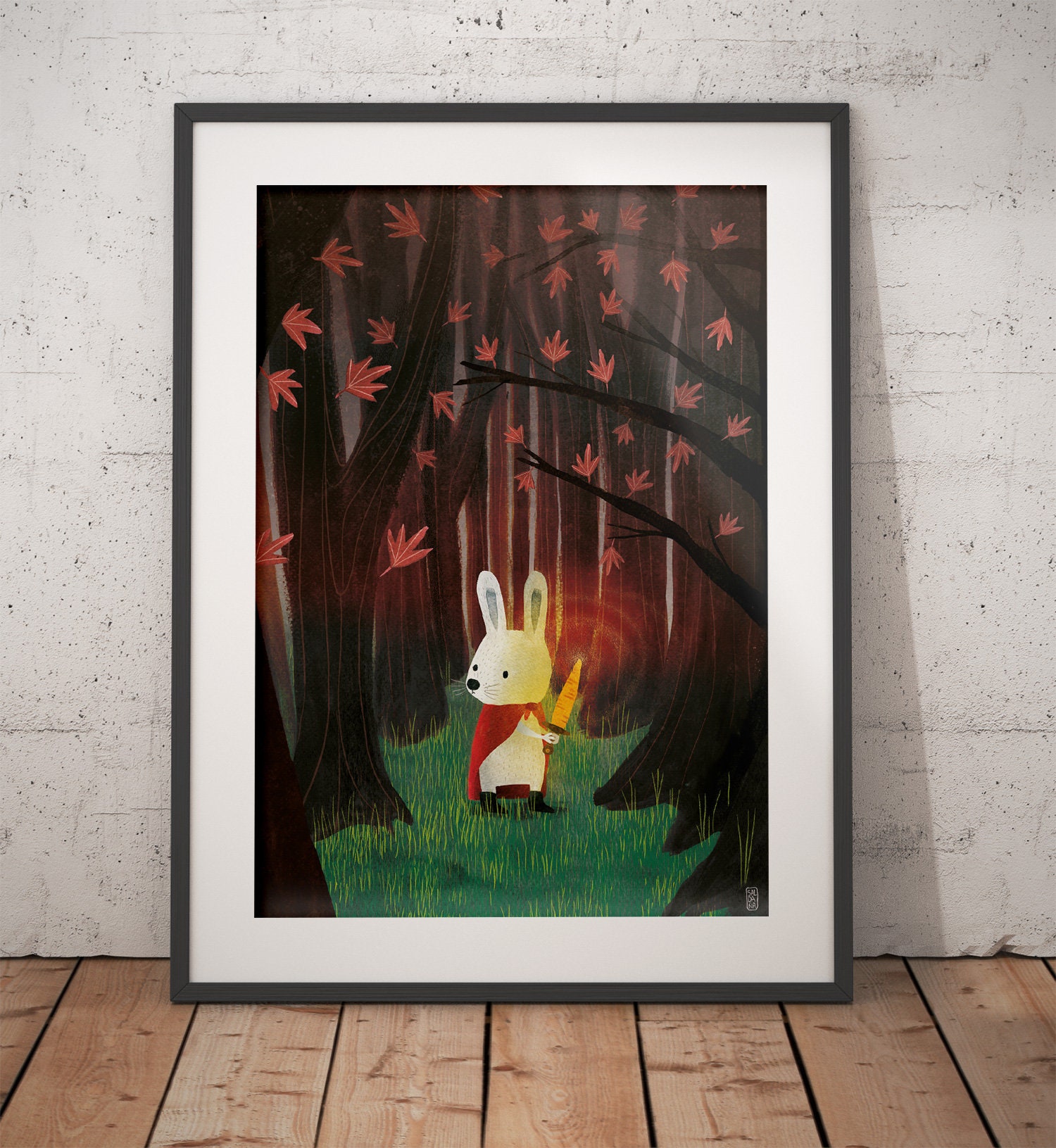 The Warrior Print | Print 21x30 | Fantasy Illustration | Fantasy Art ...