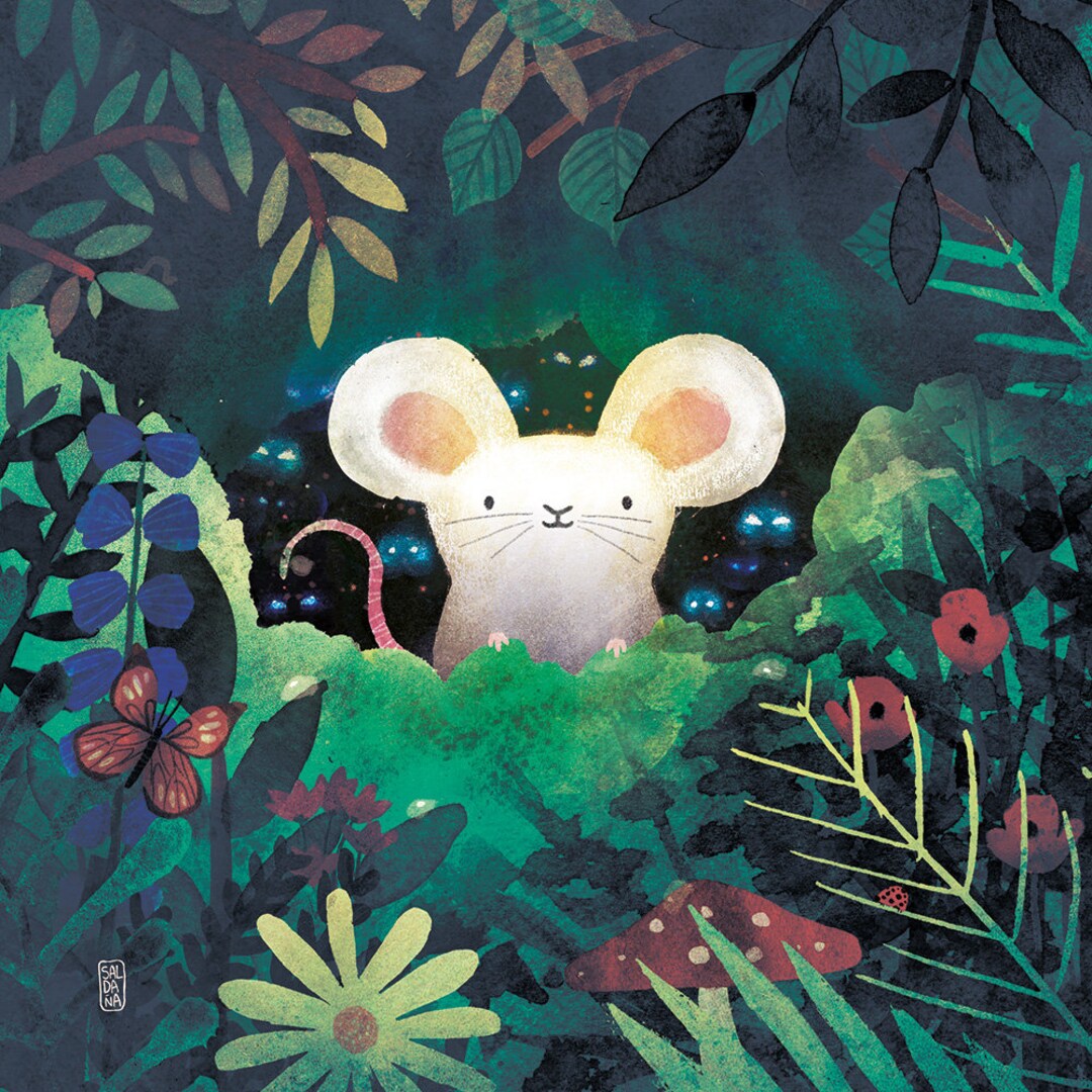 The Mouse Print Print 21x30 Mice Illustration Cute Mouse - Etsy