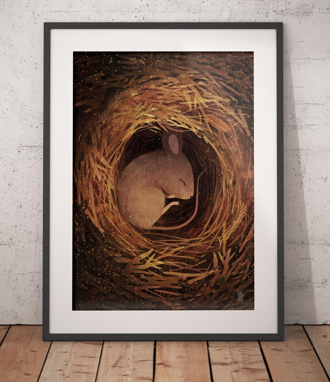 The Little Mouse's Nap Print | Print 21x30 | Fantasy Illustration ...