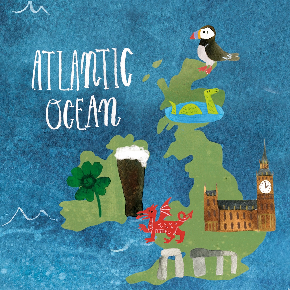 Europe Map Poster Map Wall Art 50x70 cm Nursery Art | Etsy