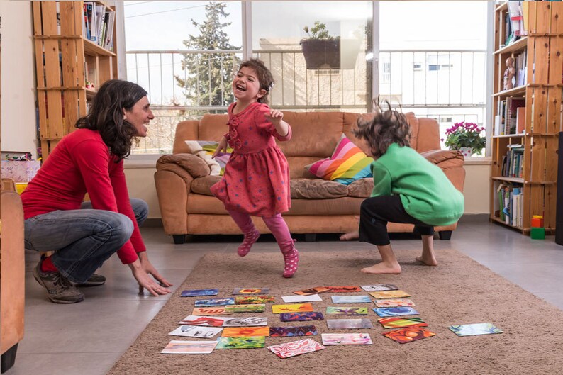 Saris Dance Cards a Family Game for People Who Love Art and Dance - Etsy