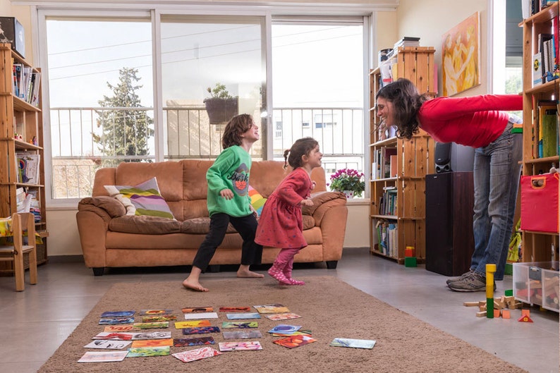Saris Dance Cards a Family Game for People Who Love Art and Dance - Etsy