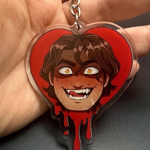 B Grade Charms | BTD/YKMET Heart Portraits | Acrylic Keychains - Etsy
