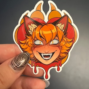 BTD/YKMET Heart Portraits | Waterproof Vinyl Stickers - Etsy