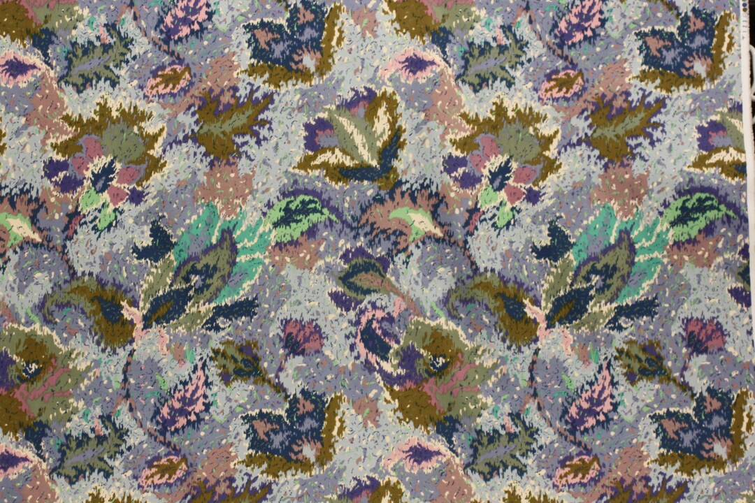 Fabric Vintage Fabric, IKAT Print, Kismet by Cyrus Clark Co Inc Fabric ...