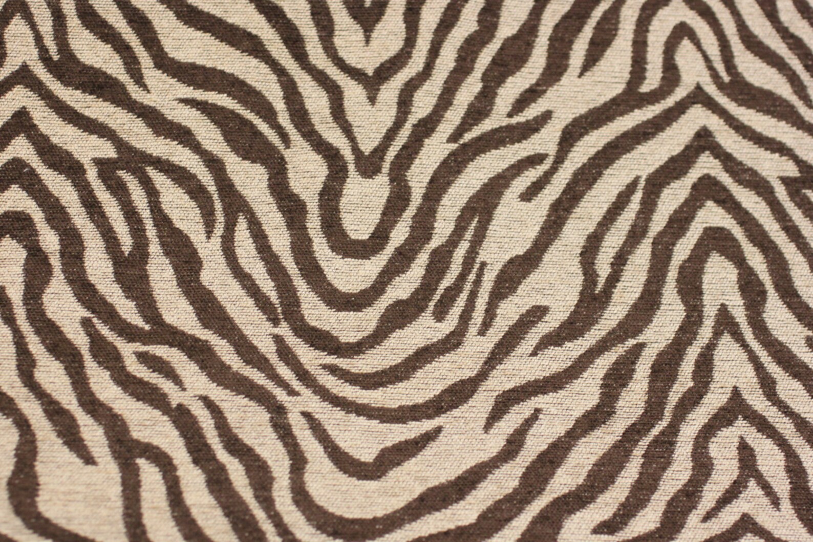 Fabric Tiger Print Chenille Fabric Brown & Tan Color by | Etsy