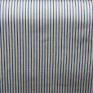 Waverly Classic Ticking in Denim Color. Blue and White. Suitable for ...