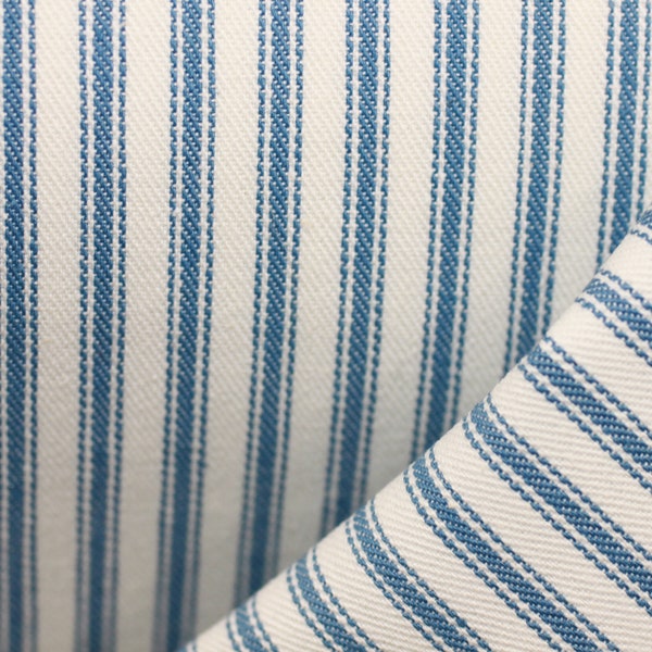 Blue White Ticking - Etsy