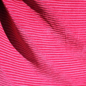 FABRIC, Upholstery & Draper'y Stripe Velvet Burgundy, Use Upholstery ...