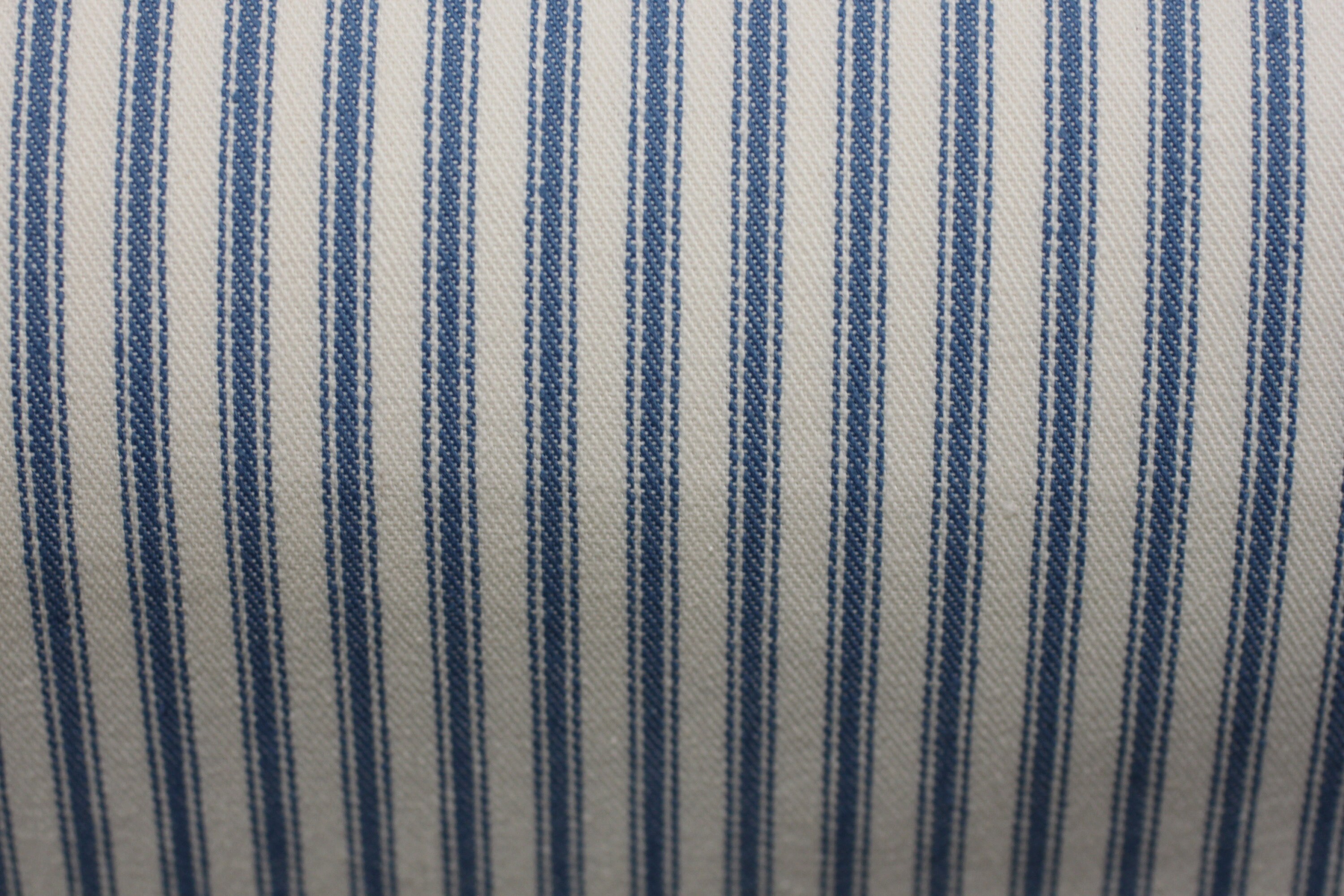 Waverly Classic Ticking in Denim Color. Blue and White. - Etsy