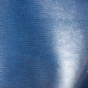 Vinyl Snake Pateren, Moccasin Cobalt Blue by Majilite Fabrics, 100% Nylon Heavy Duty, Faux ...