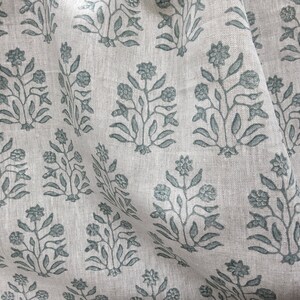 FABRIC Amer Celadon Linen, by Walter. G, for Drapery, Upholstery ...