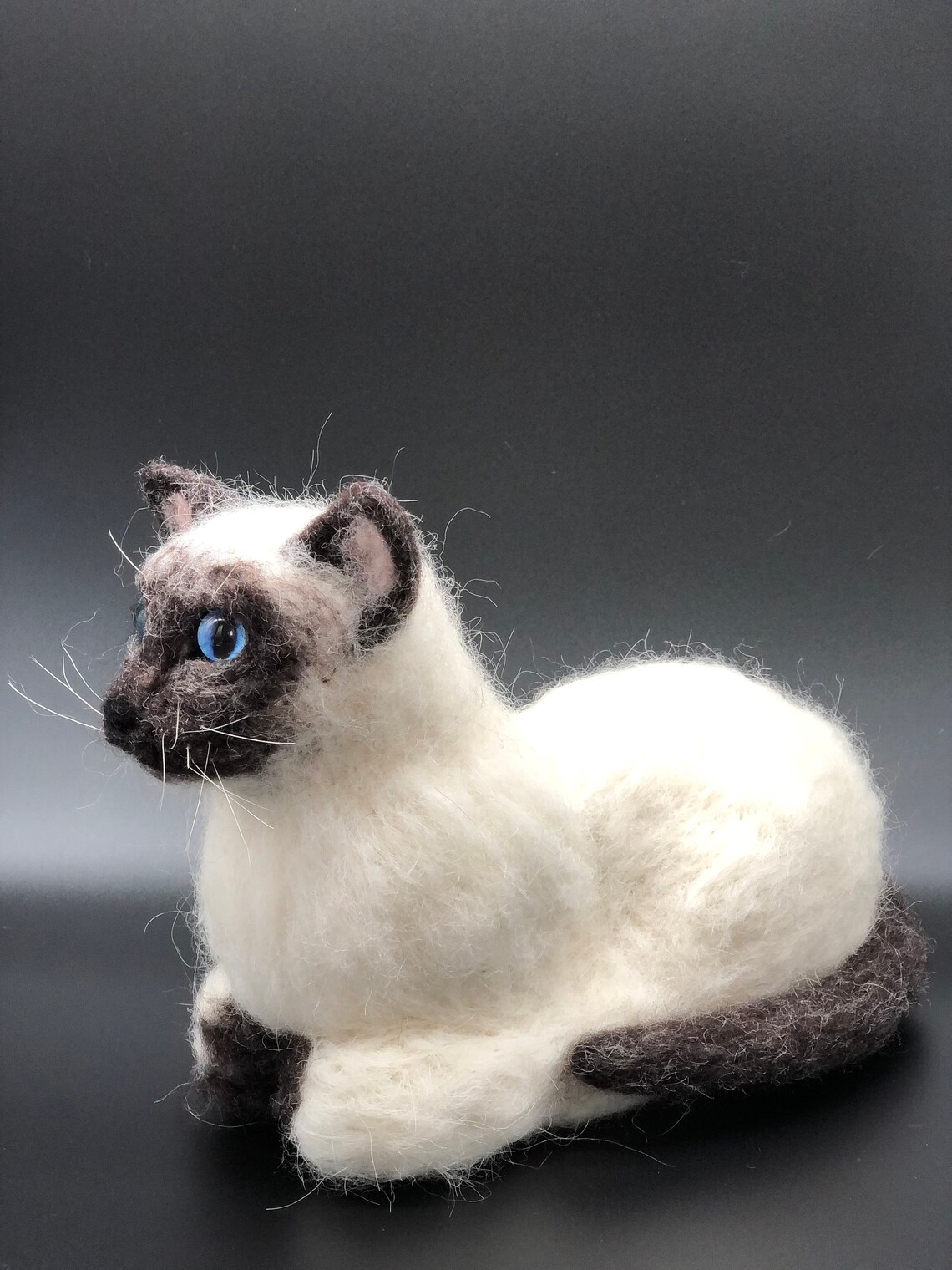 Felted Wool Cat. Siamese Cat. Pet Loss Gifts Cat. I Love My - Etsy