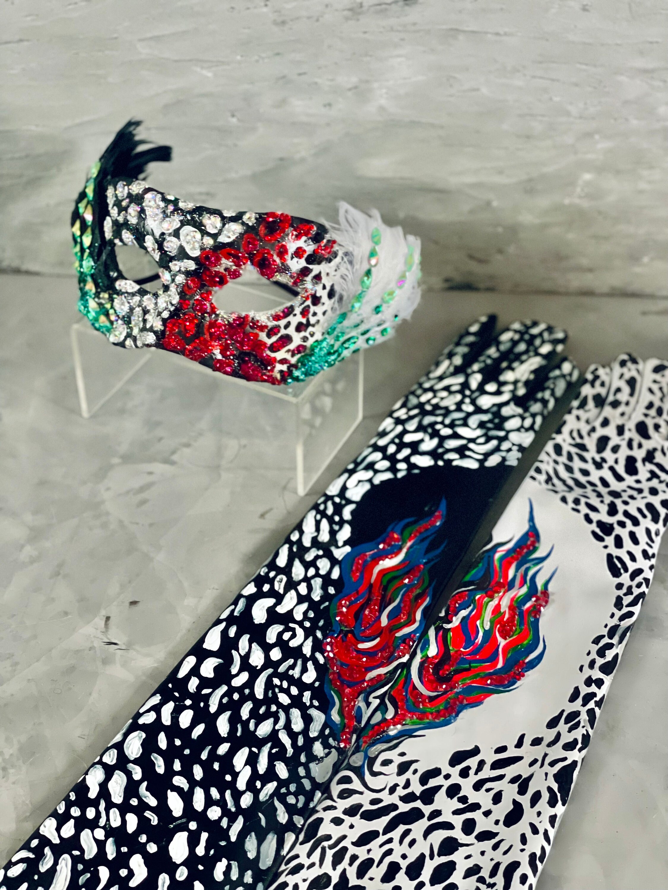 Cruella Masquarade Mask Cruella Cosplay Cruella De Ville - Etsy